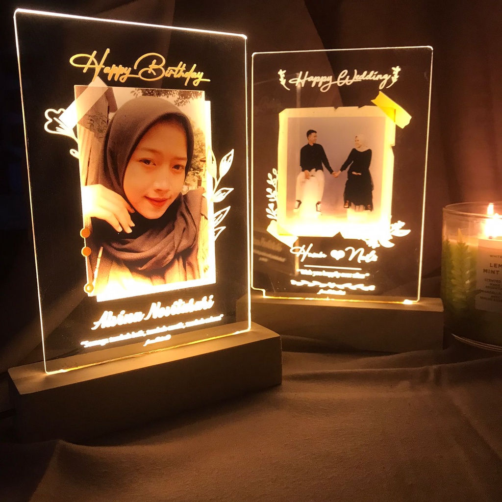 Jual ACRYLIC LED CUSTOM KADO HADIAH HIASAN DINDING WISUDA GRADUATION ...
