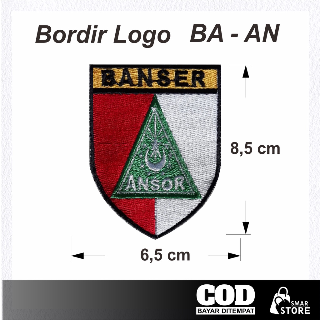 Jual Logo Bet Bordir Banser Dan Ansor / Logo / Atribut / Emblem / Patch ...