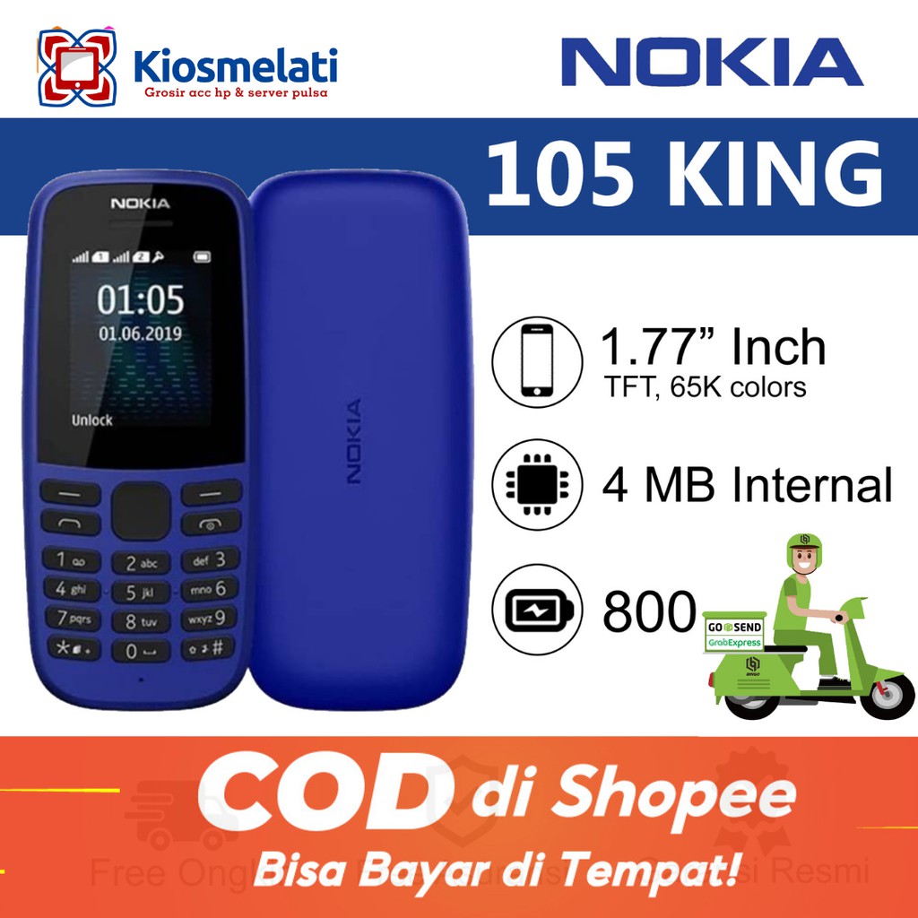 Jual Hp Nokia 105 King New Garansi Resmi 1 Tahun TAM - Nokia 3310 Garansi toko /distributor ...