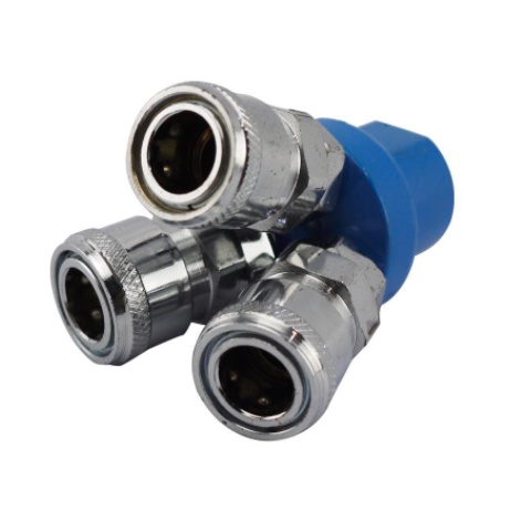 Jual Quick Coupler cabang 2 dan Cabang 3 sambungan nepel Drat Dalam 1/4 dan PH20 | Shopee Indonesia