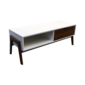 Jual Informa Rak TV Minimalis Putih Coklat/ Meja TV | Shopee Indonesia