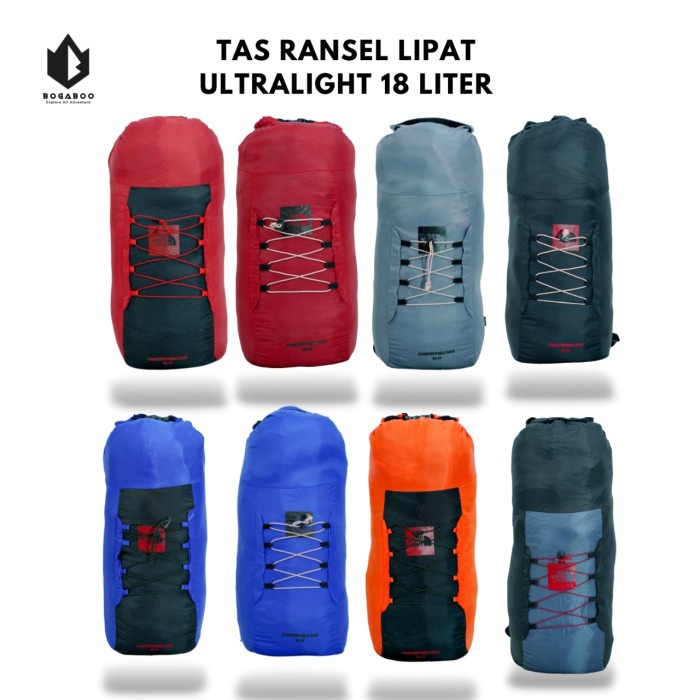 Jual Tas Ransel Lipat TNF Ultralight 18 Liter - Tas Carrier Gunung ...