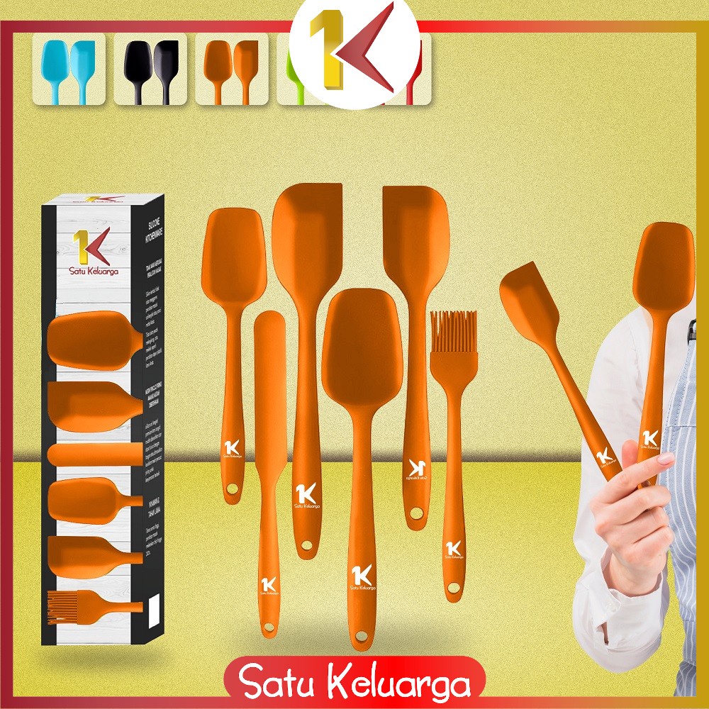 Jual Sk C276 Spatula Silikon Tahan Panas Set 6in1 Sutil Silicone Set