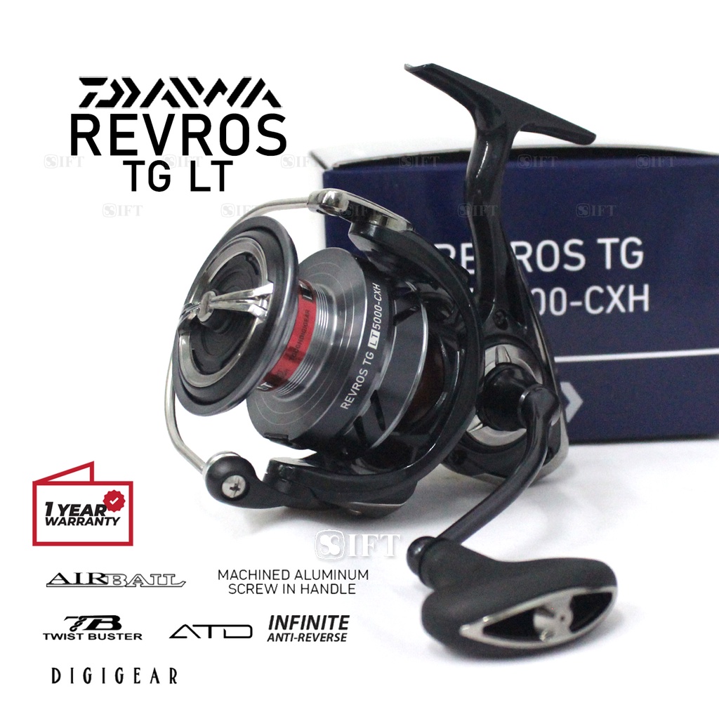 Jual Reel DAIWA REVROS TG LT | Power Handle | 1000 s/d 6000 | Kolam Sungai Laut | Resmi | Shopee ...