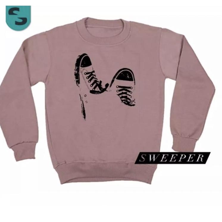 Jual SWEEPER - SWEATER MOTIP SEPATU M - XL (SABLON) (PRIA DAN WANITA ...