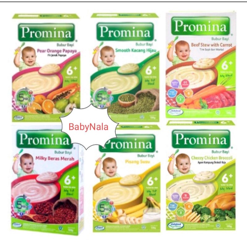 Jual Promina bubur bayi 120 gr all variant | Shopee Indonesia