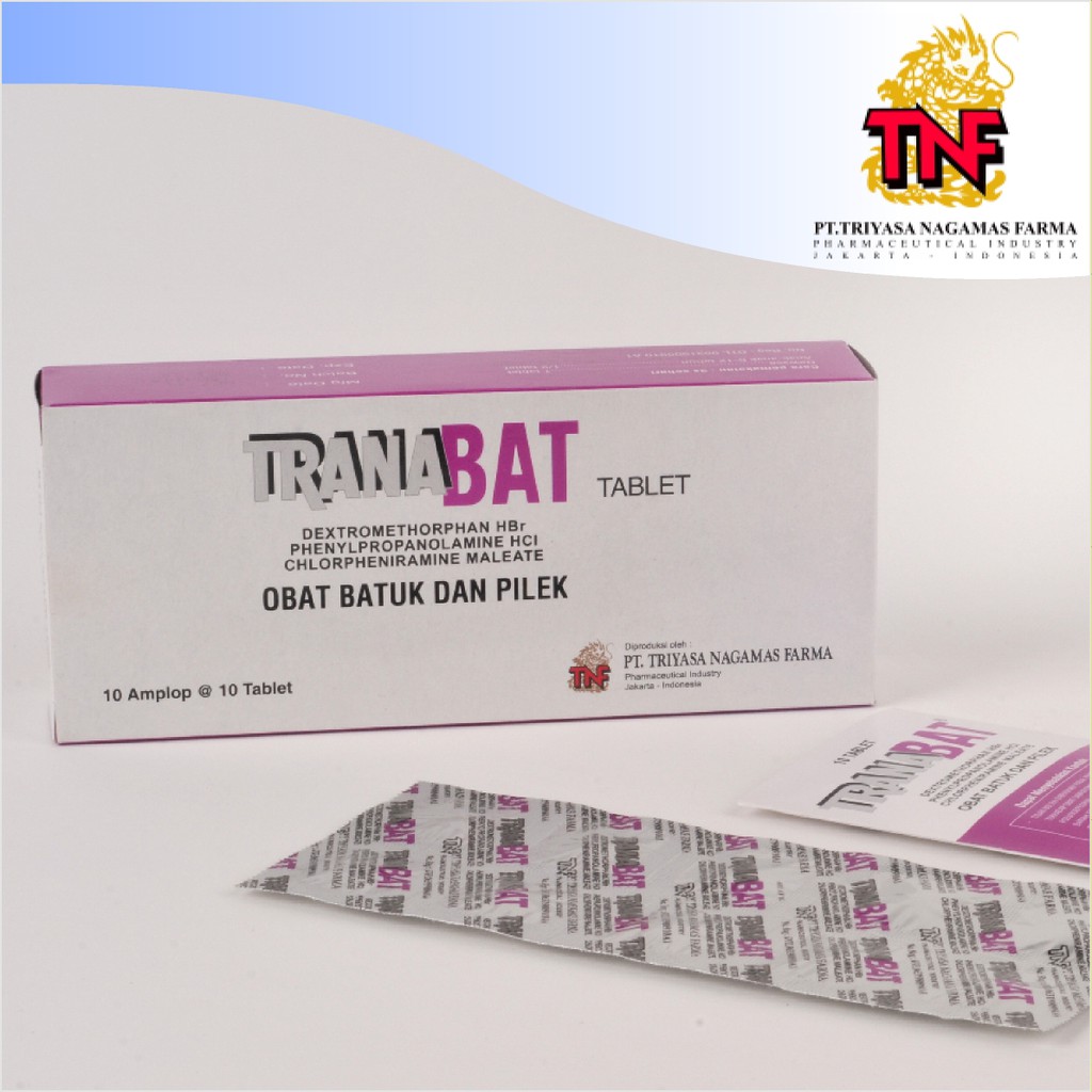 Jual Tranabat Tablet (Obat Batuk) | Shopee Indonesia