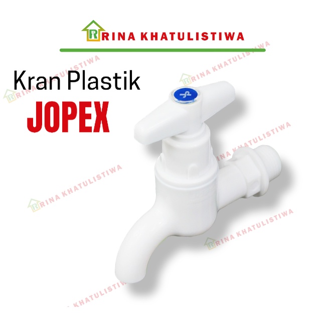 Jual Keran air Jopex Plastik 1/2 inch, 3/4 inch | Kran Jopex Plastik ...