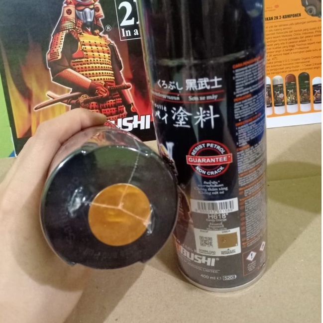 Jual Pilox Pilok Cat Semprot New Samurai Paint Kurobushi Candytone Orange / Candy Orange (H618 ...