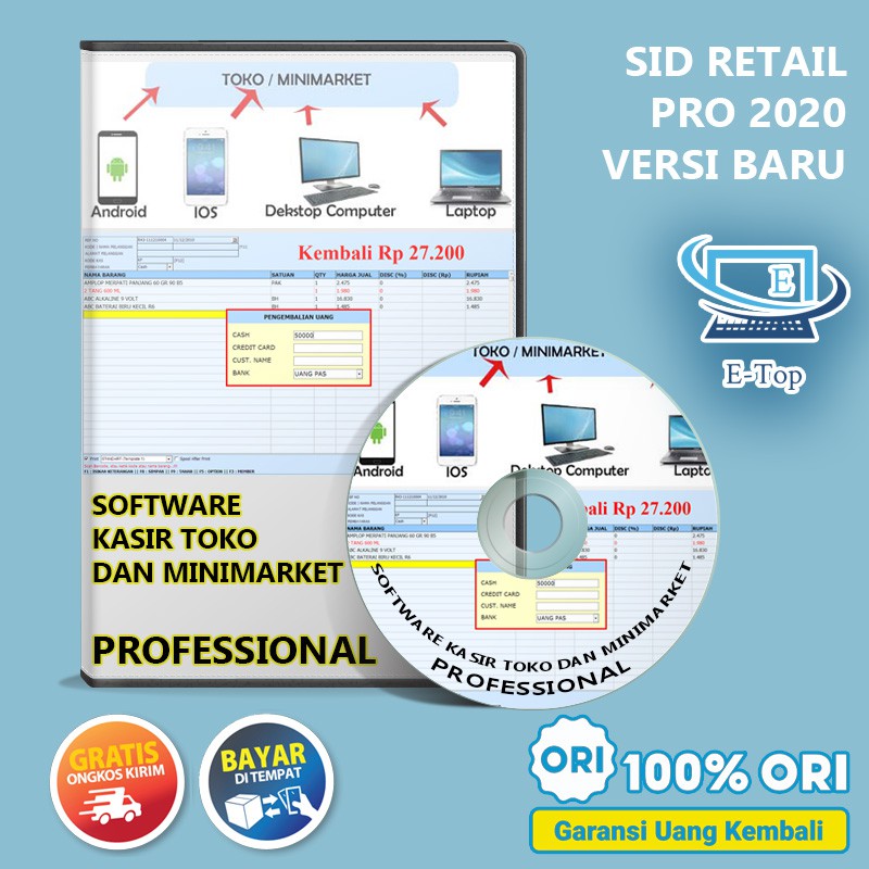 Jual APLIKASI / PROGRAM / SOFTWARE KASIR TOKO MINIMARKET PC - CETAK ...