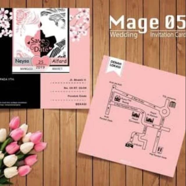 Jual Blangko Undangan Mage 05 Kartu Undangan Nikah Ultah Khitan ...