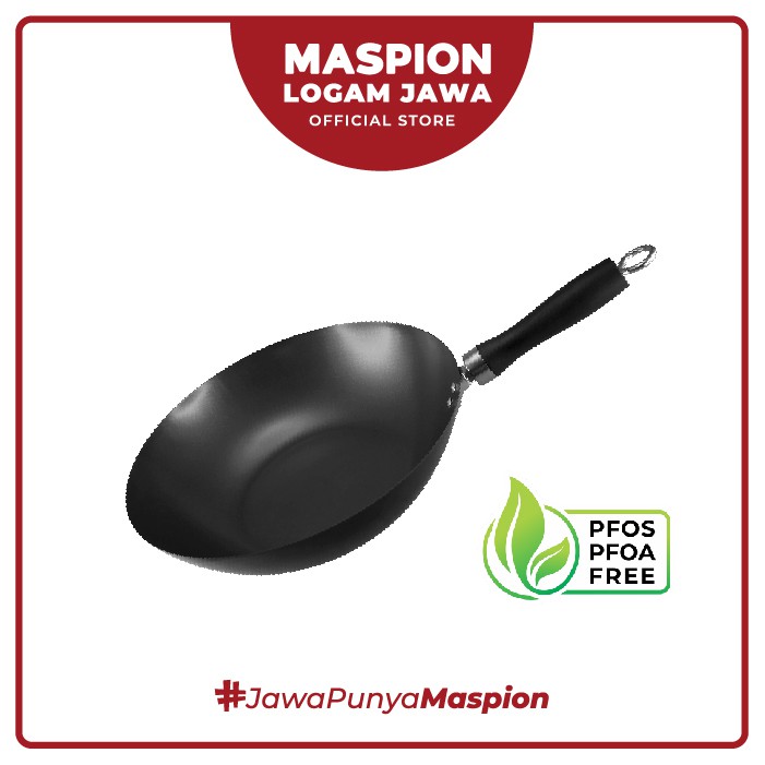 Jual Maspion Wajan Basic Classic Wok 26 Cm - Wajan Antilengket | Shopee ...