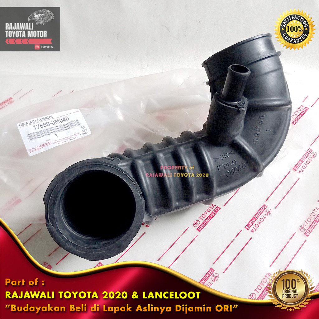 Jual Selang Hawa Vios 2002-2007 Gen1 NCP41 Pipa Karet Udara Original ...