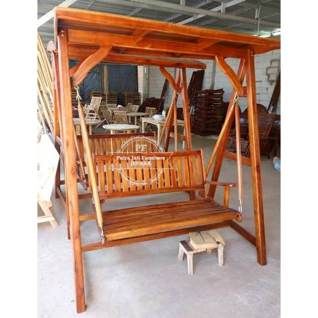 Jual Bandulan Taman Kayu Jati - Ayunan Hias Kayu Jati Jepara | Shopee ...