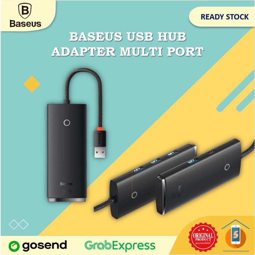 Jual Baseus USB Hub Adaptor Type C Hub Multi Port Adapter | Shopee ...