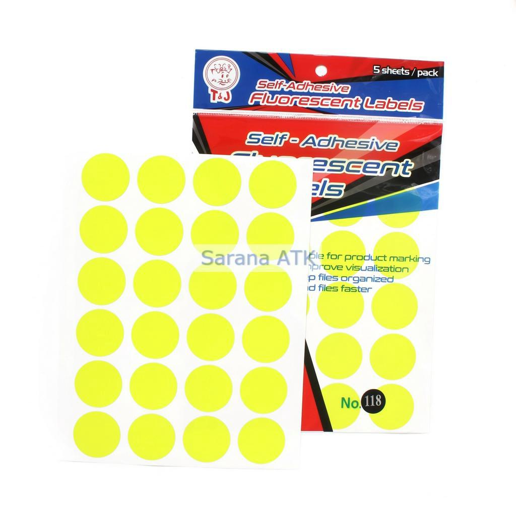 Jual TOM & JERRY COLOR DOT LABELS 118 KUNING / YELLOW | Shopee Indonesia