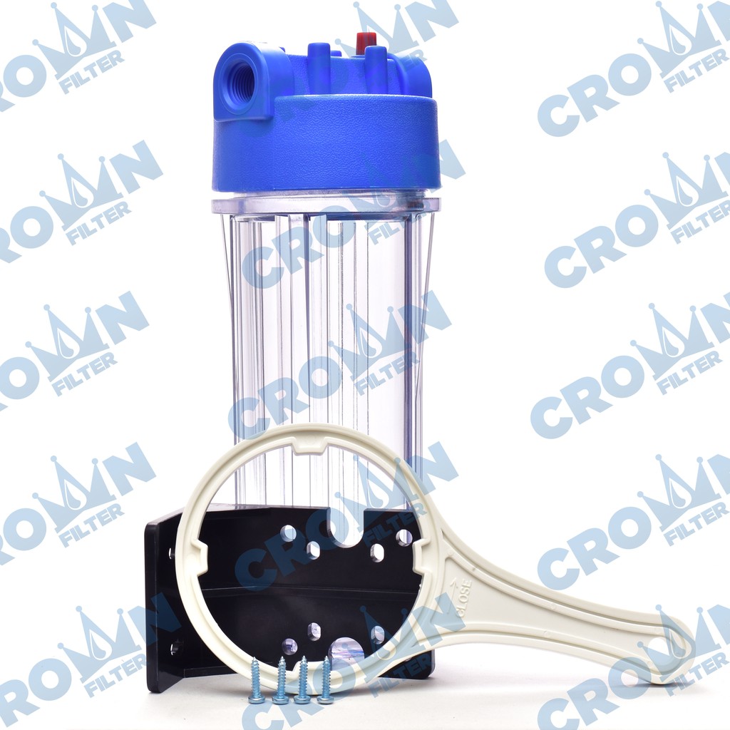 Jual Housing Filter Taiwan 10" Clear Complete Set | Shopee Indonesia