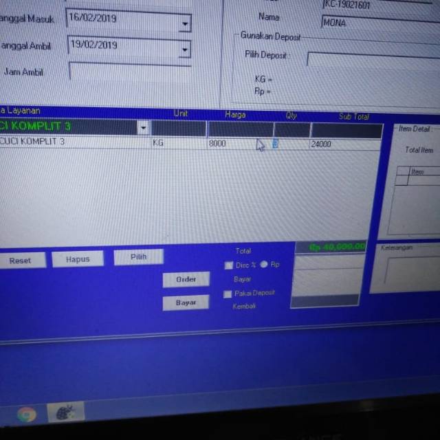 Jual Program kasir loundry | Shopee Indonesia