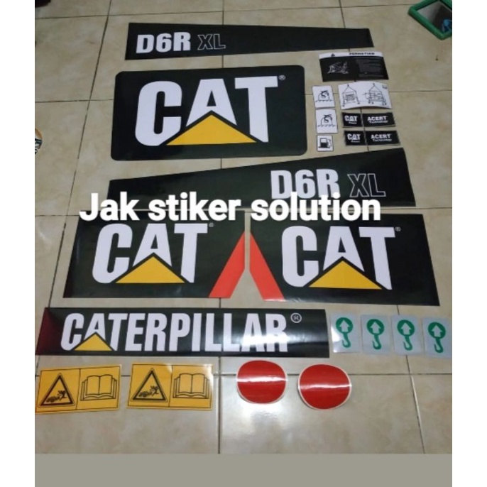 Jual Stiker Dozer Cat D6RXL Sticker Alat Berat | Shopee Indonesia