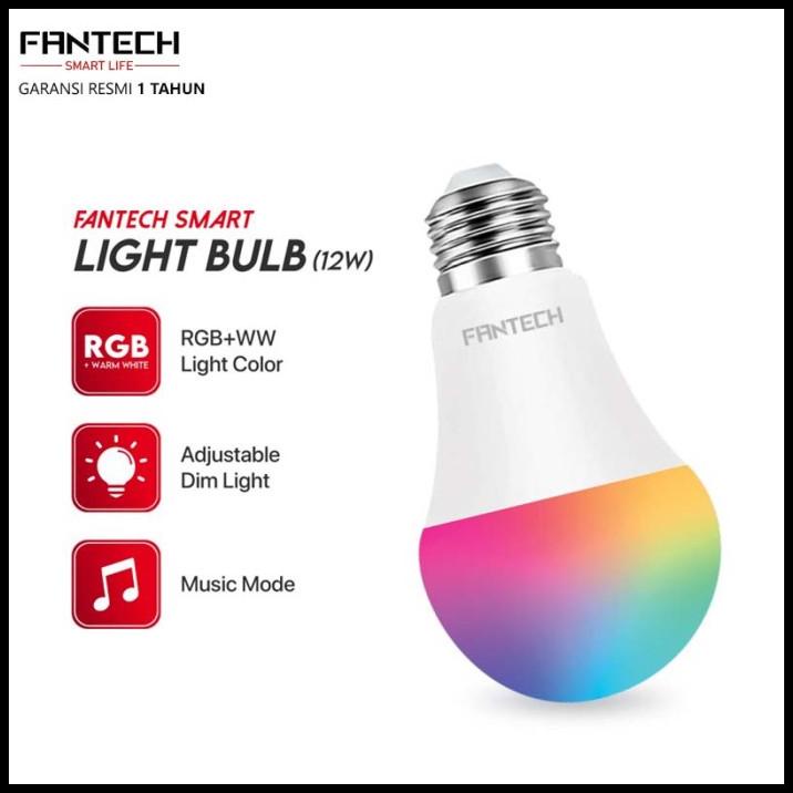 Jual Lampu Fantech Smart Bulb Led 12W Rgbww Bohlam Iot Smart Home ...