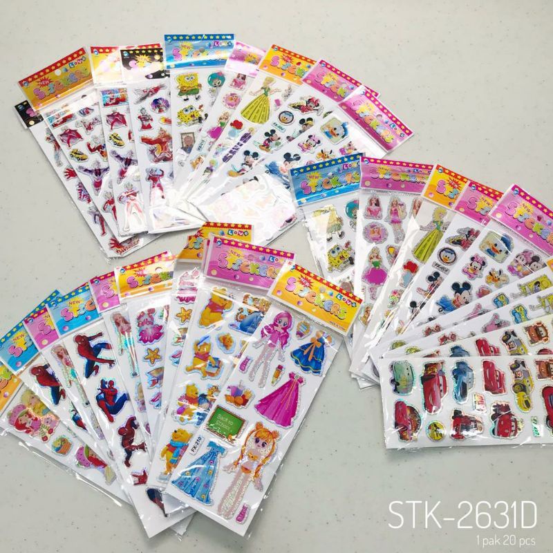 Jual STIKER MAINAN ANAK CEWEK / BP 10 PCS ( SM) | Shopee Indonesia