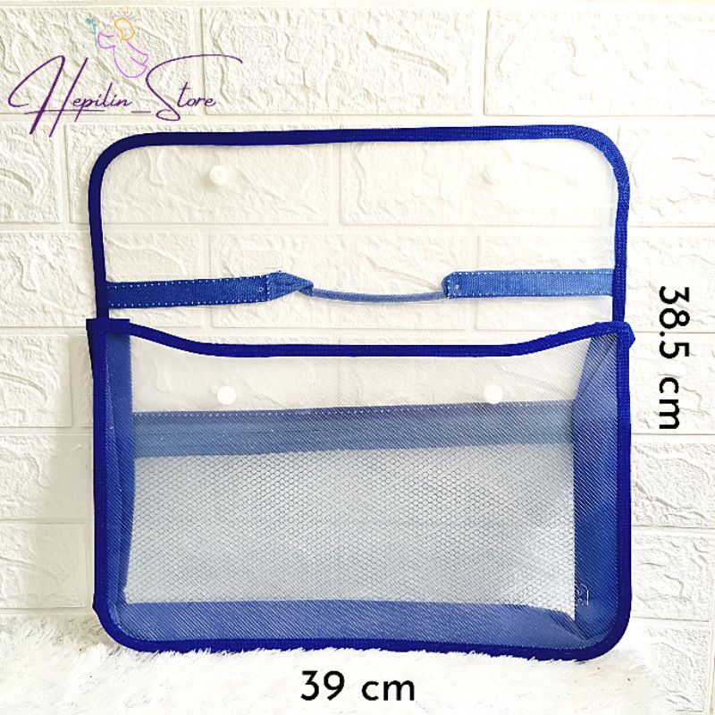 Jual Map Kancing 2 Resleting Belakang WARNA KUNING / Map Tas Tenteng ...