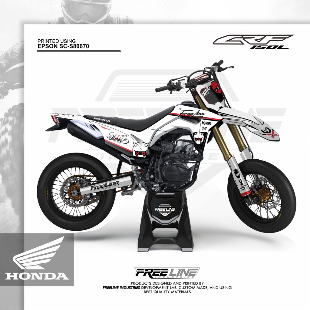 Jual DECAL CRF150L VIRAL ONEONENINE CUSTOM NAMA NOMOR WARNA | Shopee ...