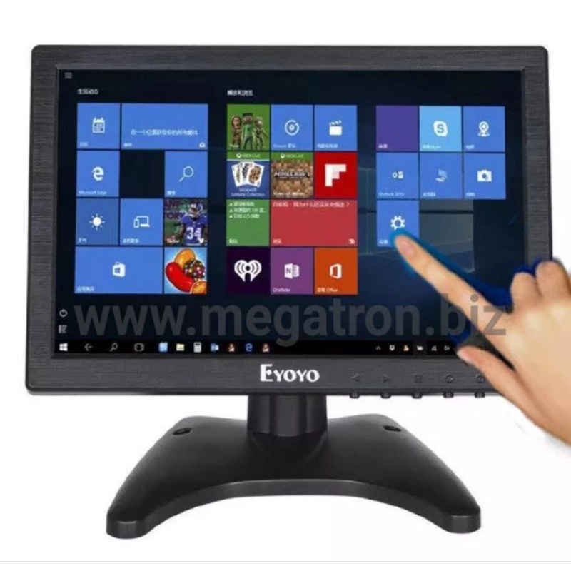 Jual Mini LED Touchscreen Monitor 10 inch (input: HDMI VGA RCA BNC ...