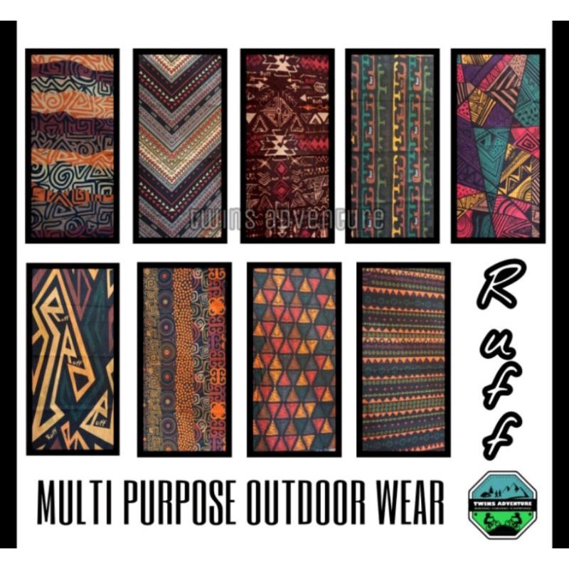 Jual Bandana Buff - Multifungsi Purpose Outdoor Wear - Coolmax | Shopee ...