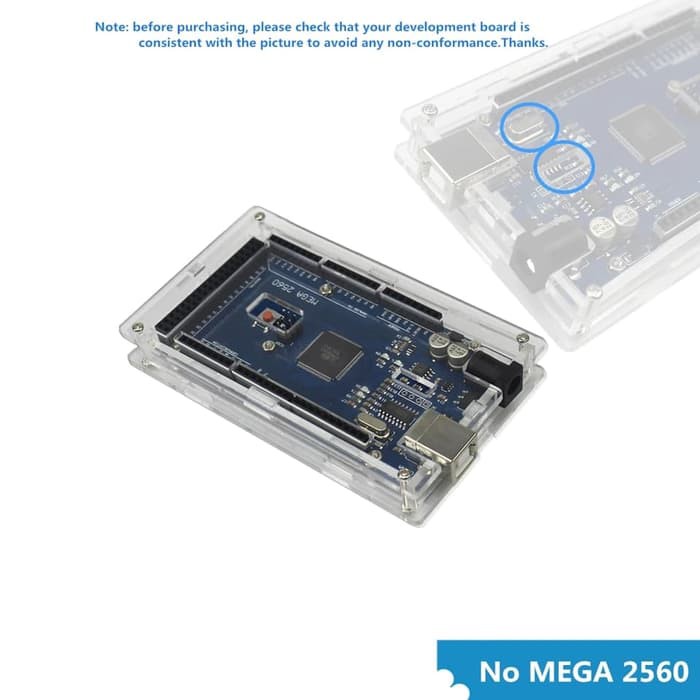 Jual Acrylic Box Enclosure Arduino Mega2560 R3 Support Mega Clone ...