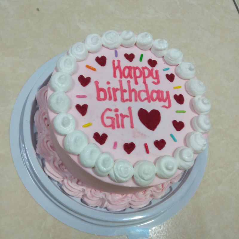 Jual [D12cm] Bento cake box mika | Custom cake jakarta | Korean cake ...