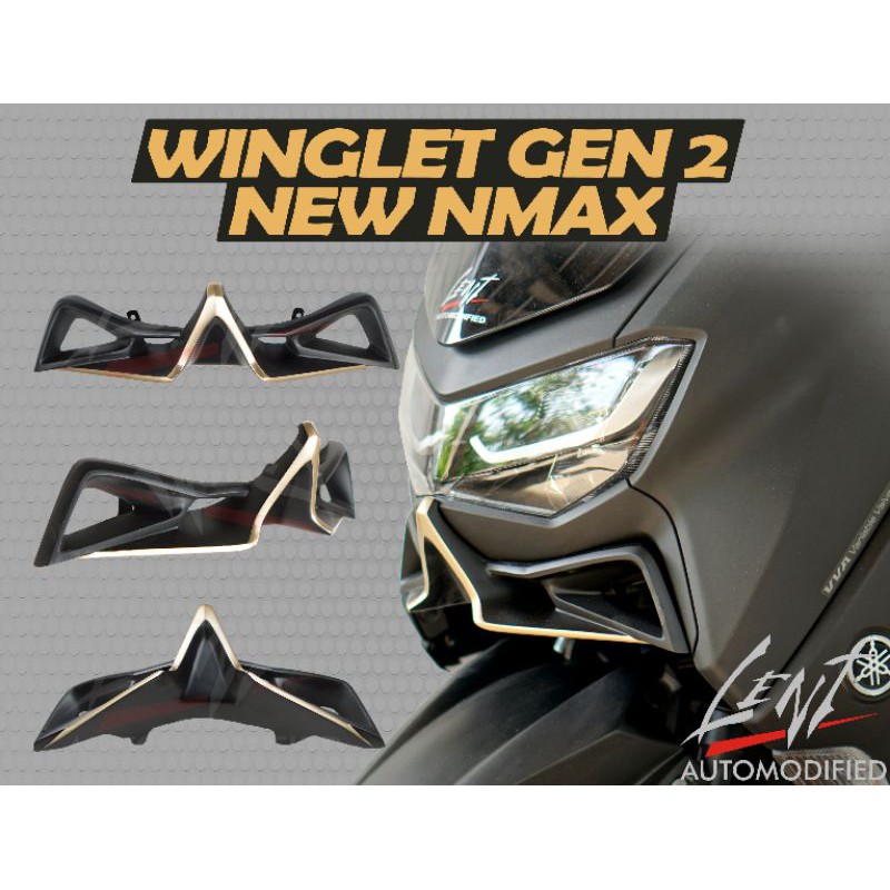 Jual Winglet Gen 2 New Nmax, original by Lent Automodified | Shopee ...
