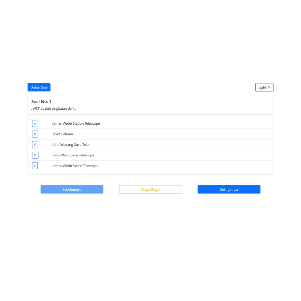 Jual Script Program Kuis Html Css Javascript Dan Json Shopee Indonesia