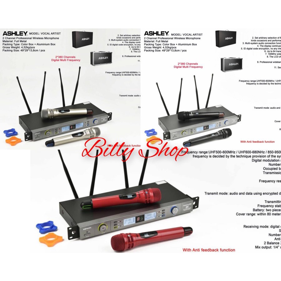 Jual MIC ASHLEY MIC WIRELESS ASHLEY VOCAL ARTIS | Shopee Indonesia