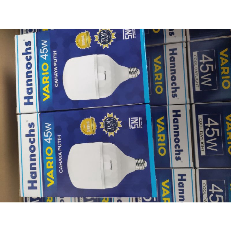 Jual hannochs Vario LED 45 w ,E27 warna PUTIH 6500 K | Shopee Indonesia
