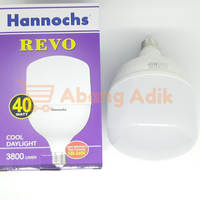 Jual New Promo-426 Hannochs Revo 40w 40 watt w daylight Putih Kapsul Lampu LED Light Bulb ...