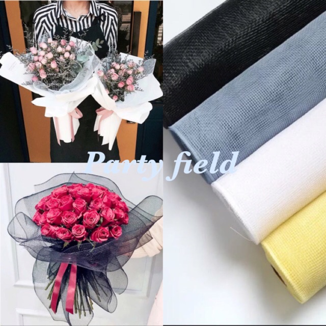 Jual [1ROLL/9METER] Roll JALA / NET flower wrapping | Shopee Indonesia