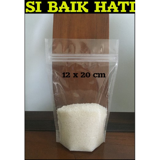 Jual PLASTIK STANDING POUCH TEBAL 12 x 20 CM (ISI 25 PCS) | Shopee ...