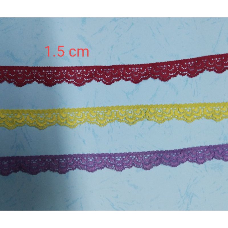 Jual RENDA karet renda elastis renda melar renda pinggir renda kecil ...