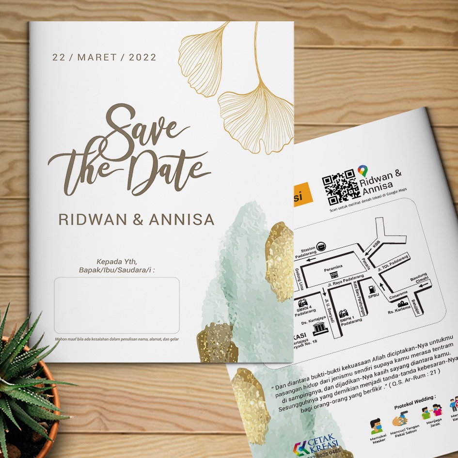 Jual Undangan Pernikahan / Undangan Murah / Undangan Rustic / Undangan ...