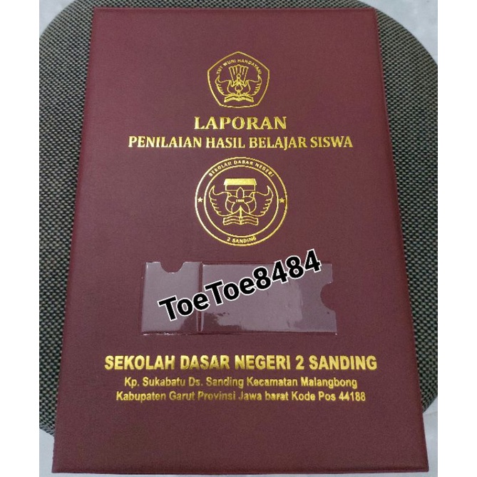 Jual Map Raport / Ijazah isi 8 lembar ( 4 Pasang ) Mika Doff | Shopee ...