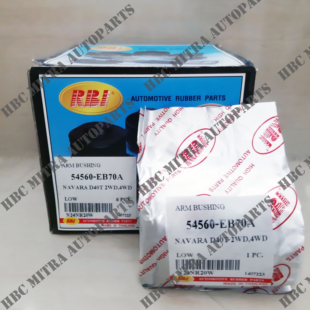 Jual Bushing Lower Arm Bawah Nissan Navara 54560-EB70A RBI | Shopee ...
