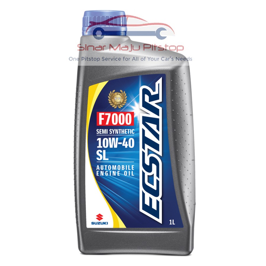 Jual SUZUKI ECSTAR GENUINE OIL SGO F7000 SAE 10W-40 SL Semi Synthetic Original - Pelumas Oli ...