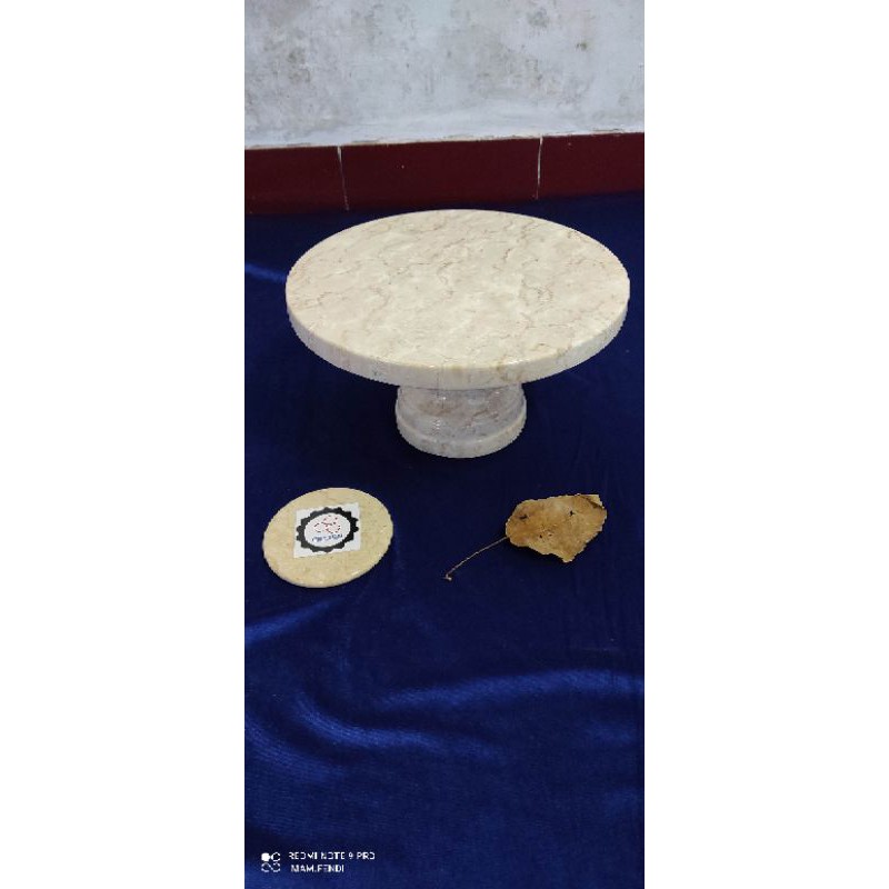 Jual Cake Stand Roti Putar Marmer marble 30cm | Shopee Indonesia