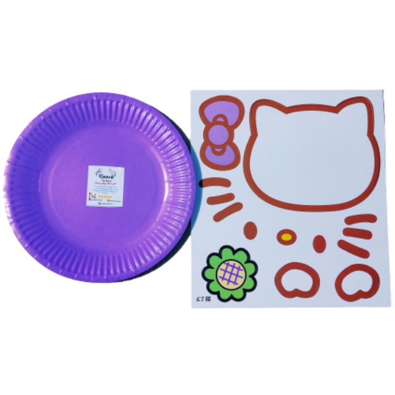 Jual DIY PLATE PAPER CRAFT - SENSORY PLAY MONTESSORI | Shopee Indonesia
