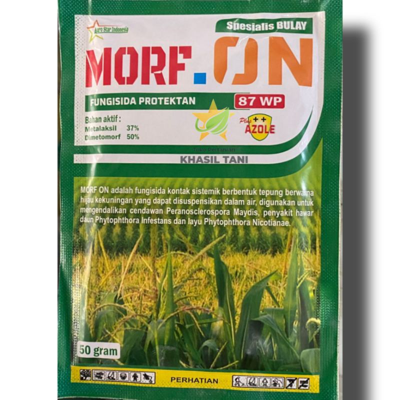 Jual Fungisida MORF ON 87 WP Netto 50gr SPESIALIS BULAY fungisida morf ...