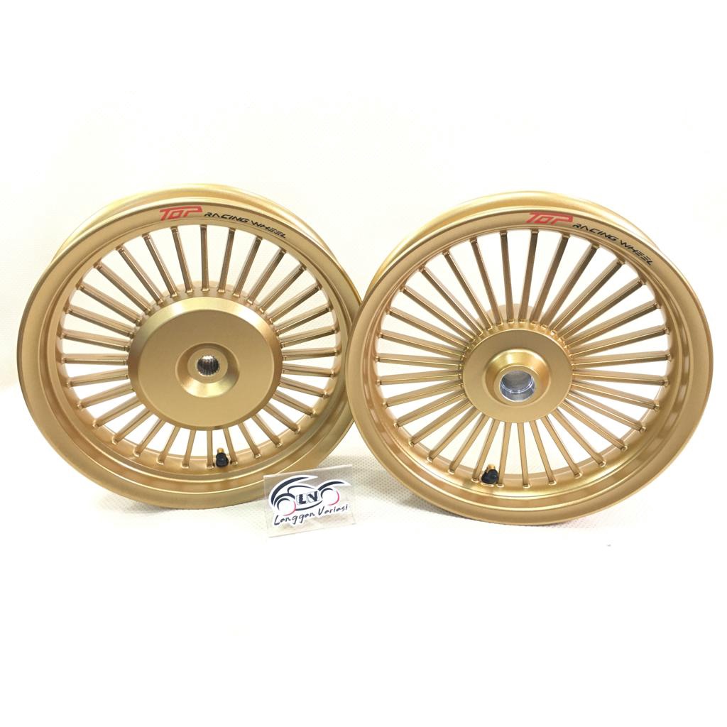 Jual Velg Racing TOP Tapak Lebar Retro Scoopy New Ring 12 Gold Matte ...