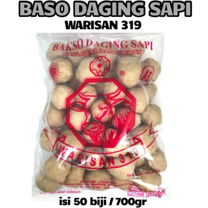Jual BASO WARISAN AB 319 ISI 50 Pcs. Bakso Warisan . Bakso murah. Baso ...
