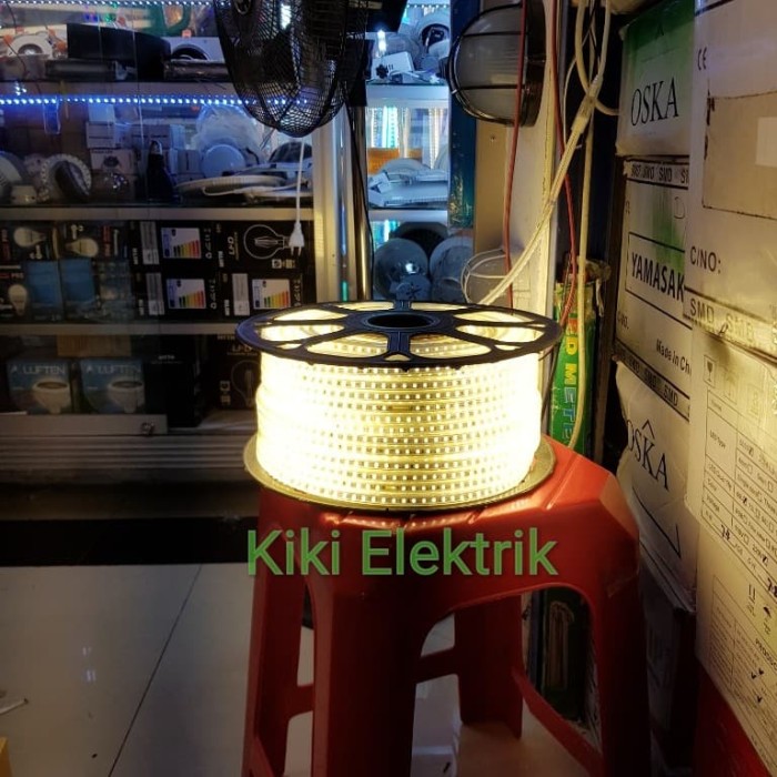 Jual LAMPU SELANG LED 3014 ( 100 METER ) / LED STRIP / 120 LAMPU PER METER - KUNING | Shopee ...