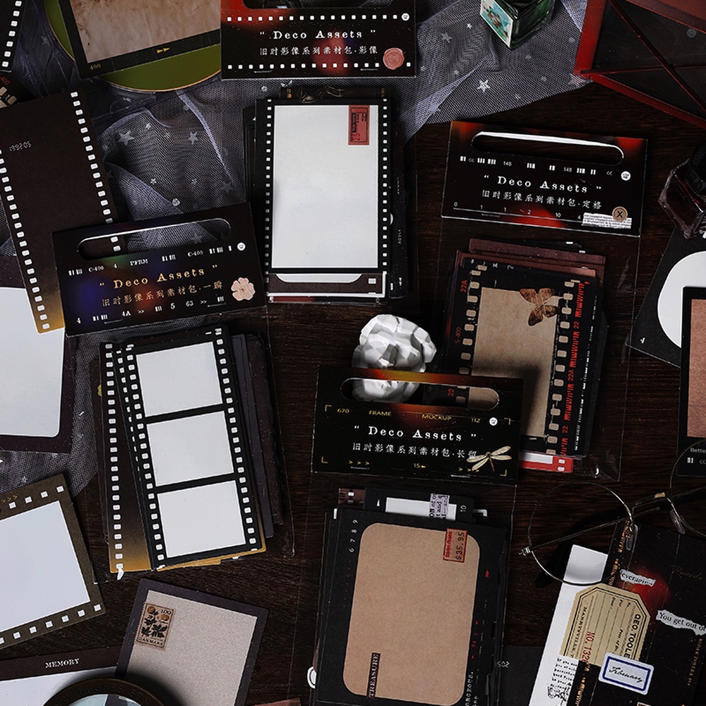 Jual 30 Pcs / Pak Kertas Film Kerajinan Collage Album Scrapbooking Gaya ...